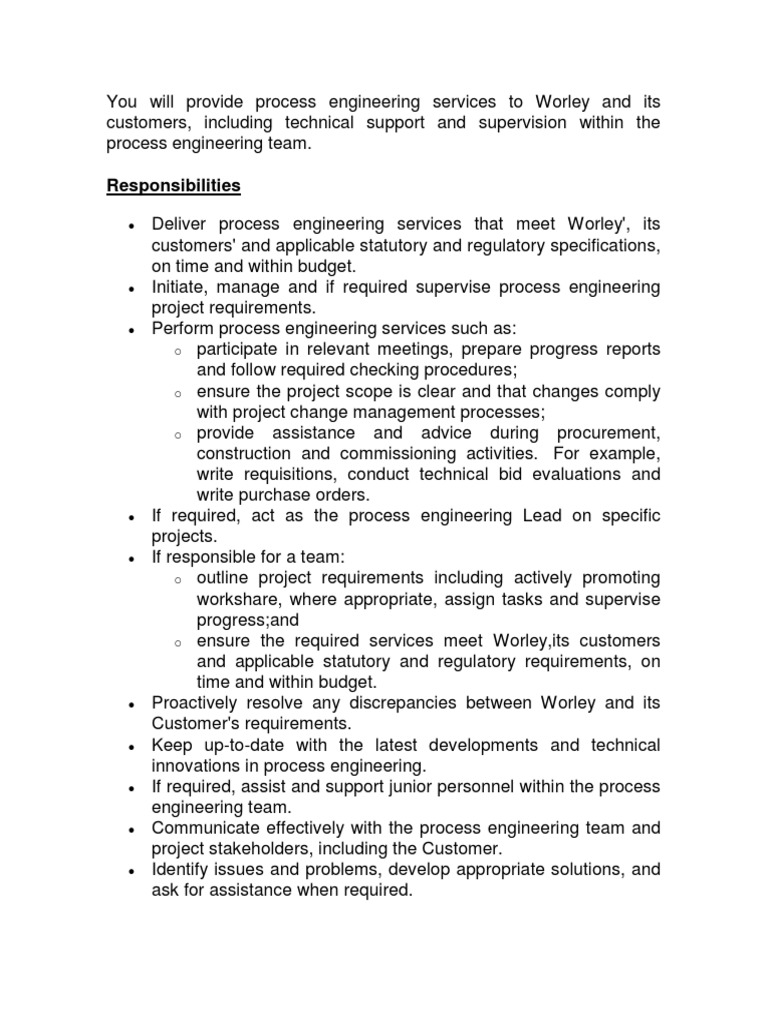 WORLEY | PDF | Engineering | Process Engineering