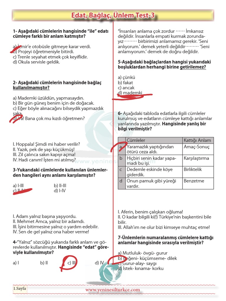 Edat Baglac Unlem Test 3 | PDF