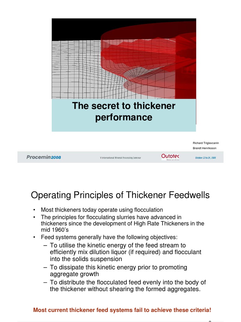 Thickener Feedwell Innovations | PDF | Physics | Applied And ...