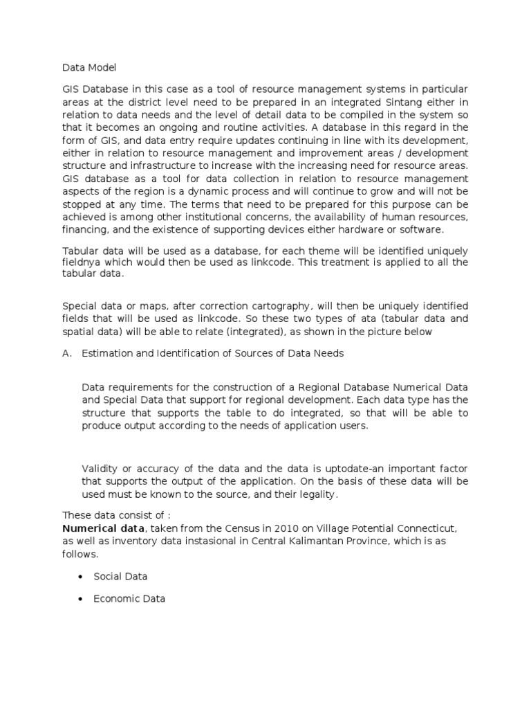 Draft Data Model | PDF | Geographic Information System | Databases