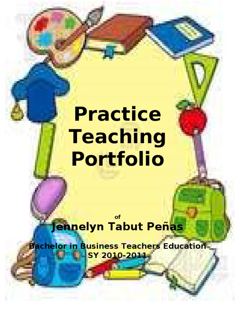 Elementary Teacher Portfolio Sample