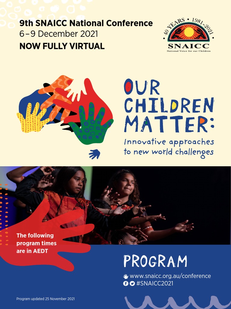 SNAICC Virtual Conference Program 2021 v2 | PDF | Indigenous ...