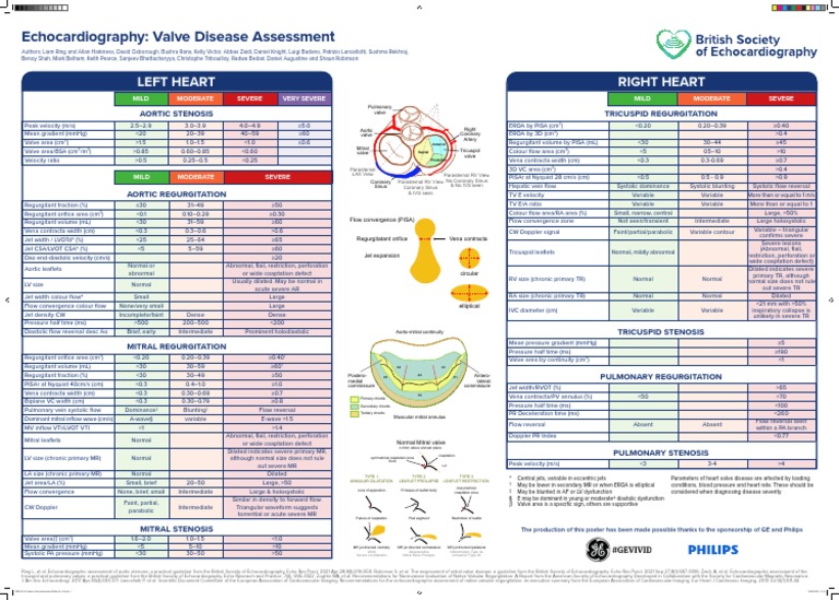 PUA006 Valve Disease Assessment Poster - Print Ready | PDF | Heart ...