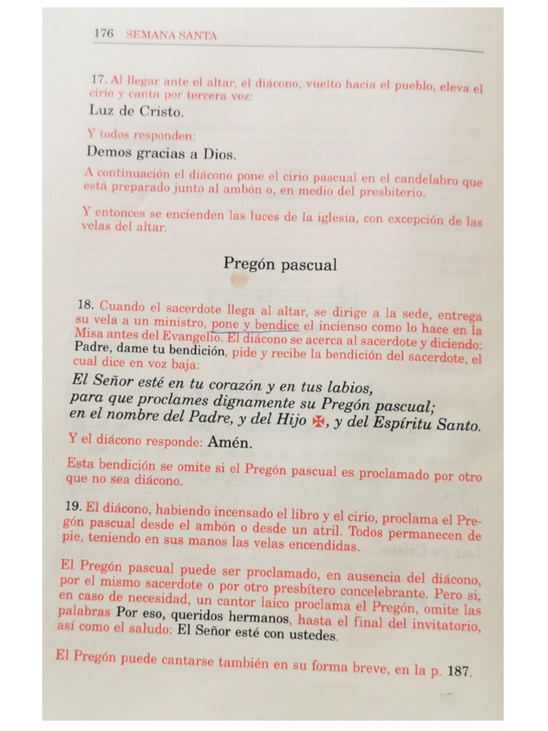Pregón Pascual | PDF
