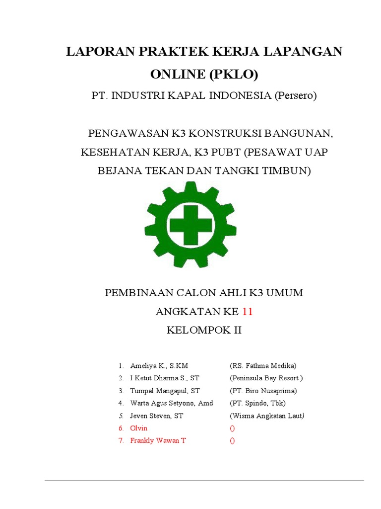 Makalah PKL Kel. 2 (Batch 5) | PDF
