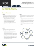 ISTE Standards for Students and Educators 2024 | PDF | Learning | Teachers