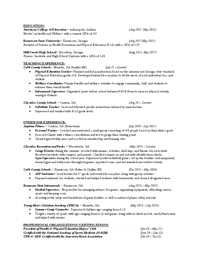 Holly Mcqueen Resume | PDF