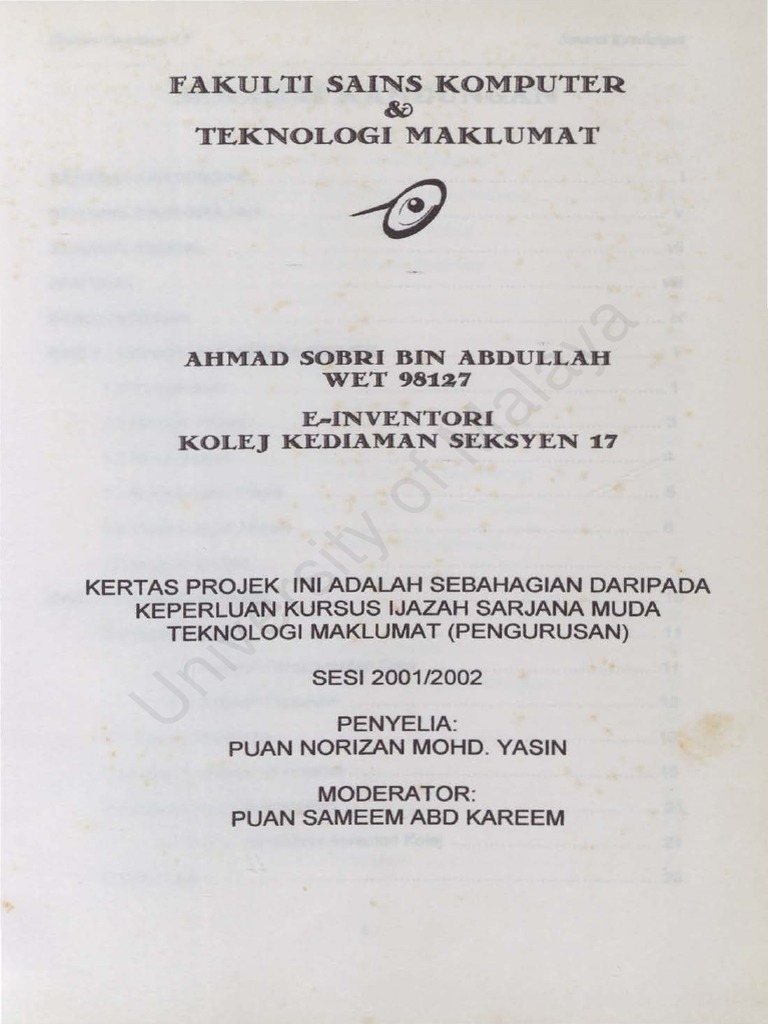 Contoh Sistem Inventori (MASTER) | PDF