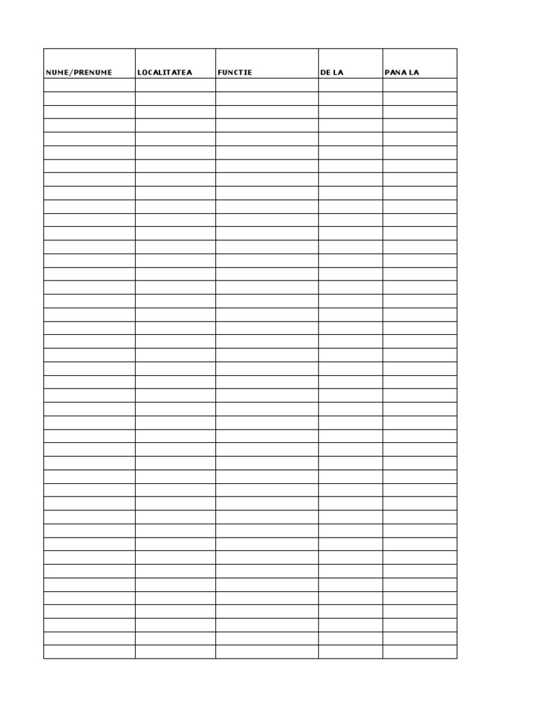 Tabel Programari Co | PDF