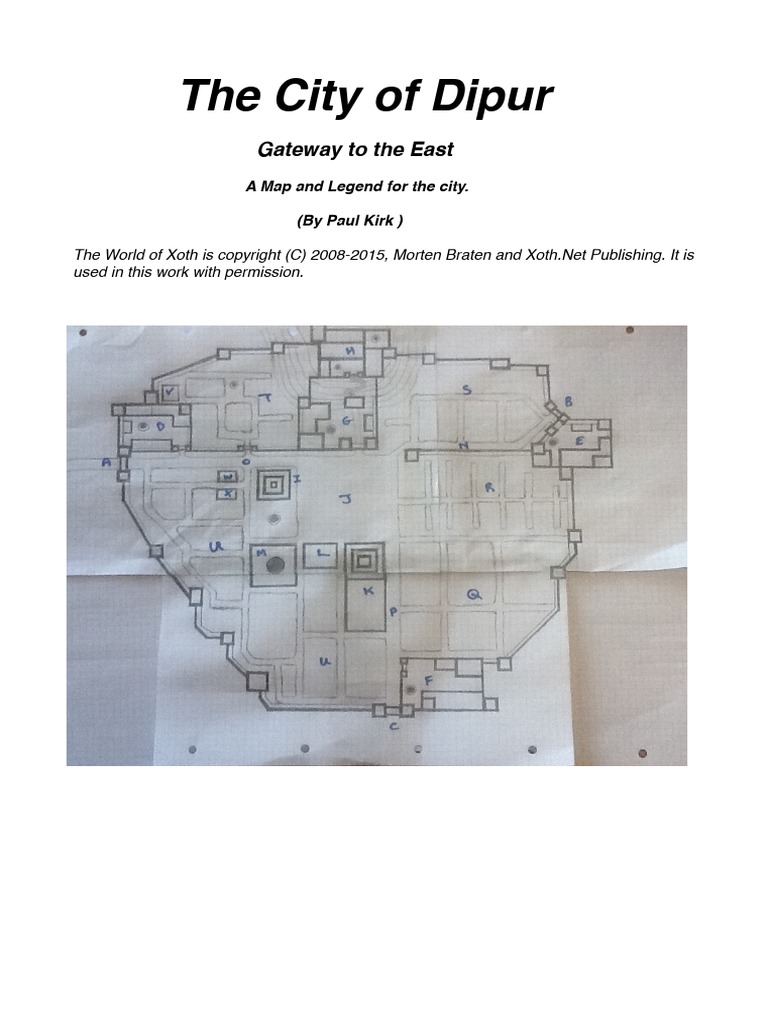 The City of Dipur Maps | PDF | Buildings And Structures