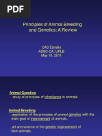 Principle of Animal Breeding | PDF | Genetics | Ploidy