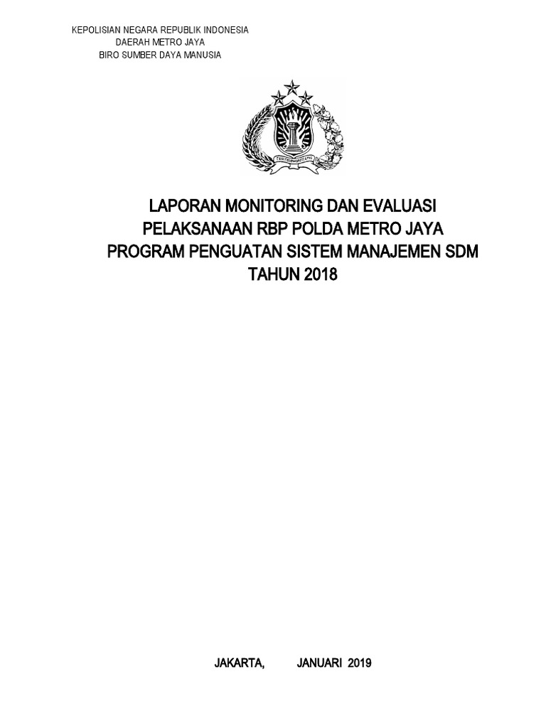 Lap Anev RBP Tahun 2018 | PDF
