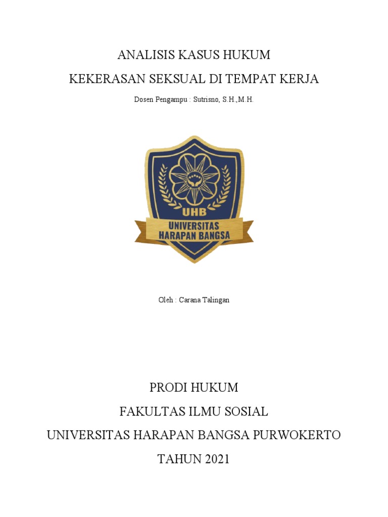 Analisis Kasus Hukum Sosiologi HK | PDF | Ilmu Sosial