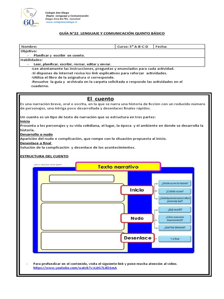 Estructura y partes del cuento | PDF | Cuentos | Narración