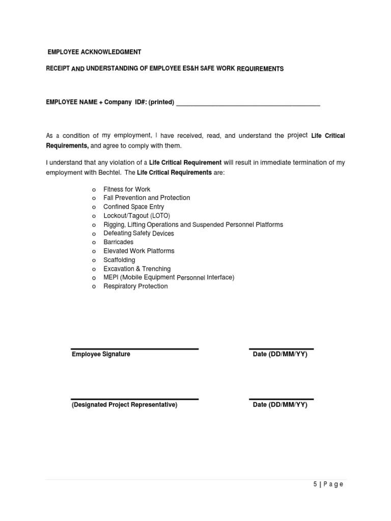 Acknowledge Life Critical Requirement | PDF | Technology & Engineering