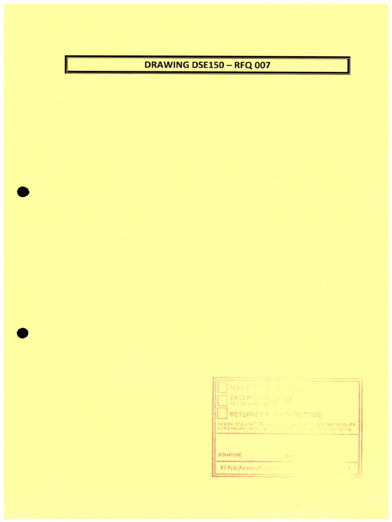 Drawing Dse150-Rfq 007 | PDF