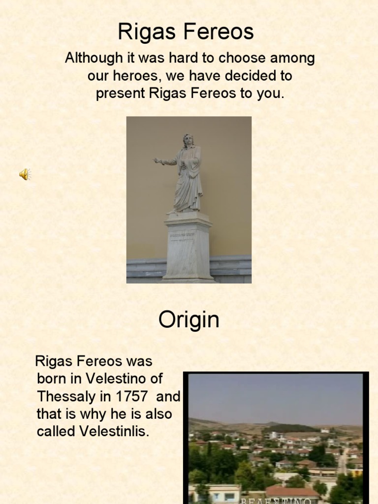 Rigas Fereos: Greek Independence Hero | PDF | Europe | Balkans