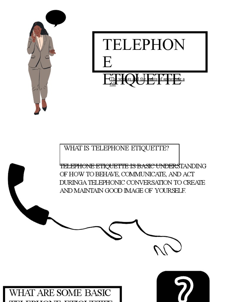 Telephone Ethics | PDF