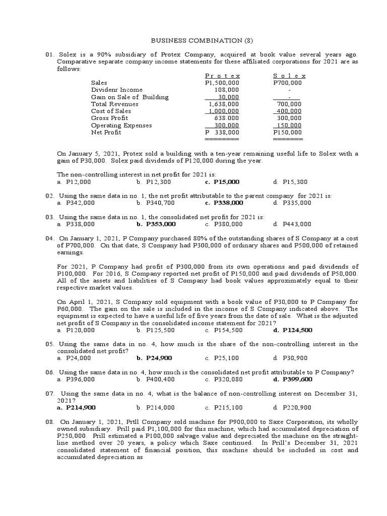 C. P15,000 C. P338,000 B. P353,000 | Download Free PDF | Depreciation | Book Value