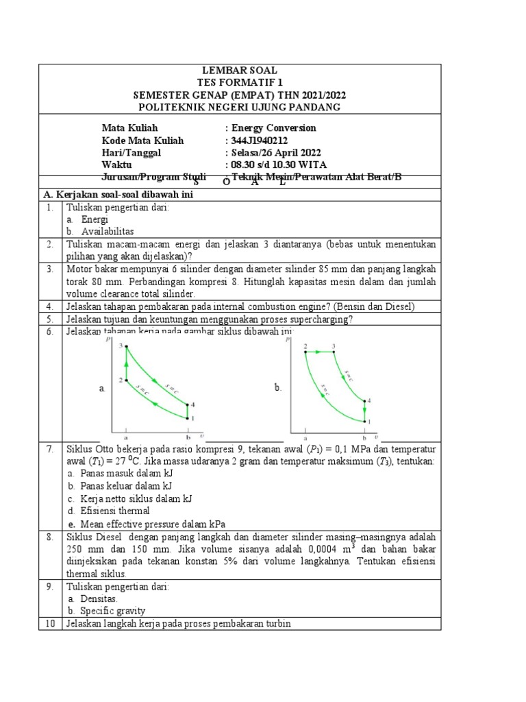 Tes Formatif 1 | PDF
