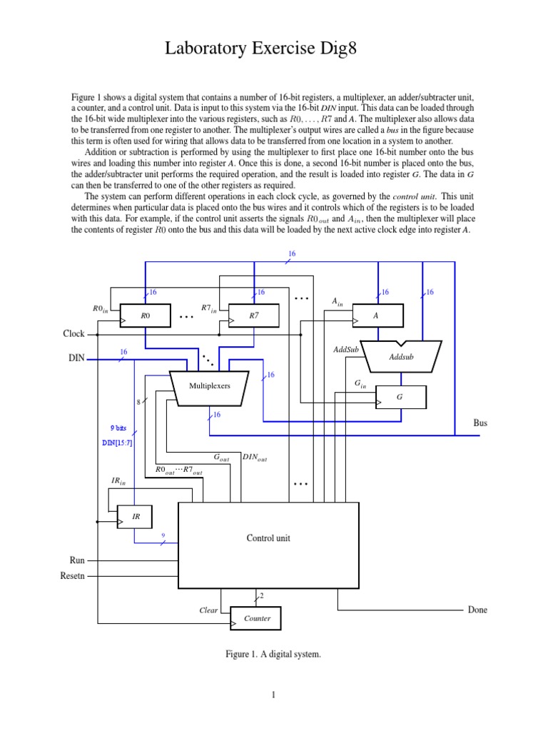 Laboratory Exercise D: R0, - . - , R7 and A. The Multiplexer Also ...