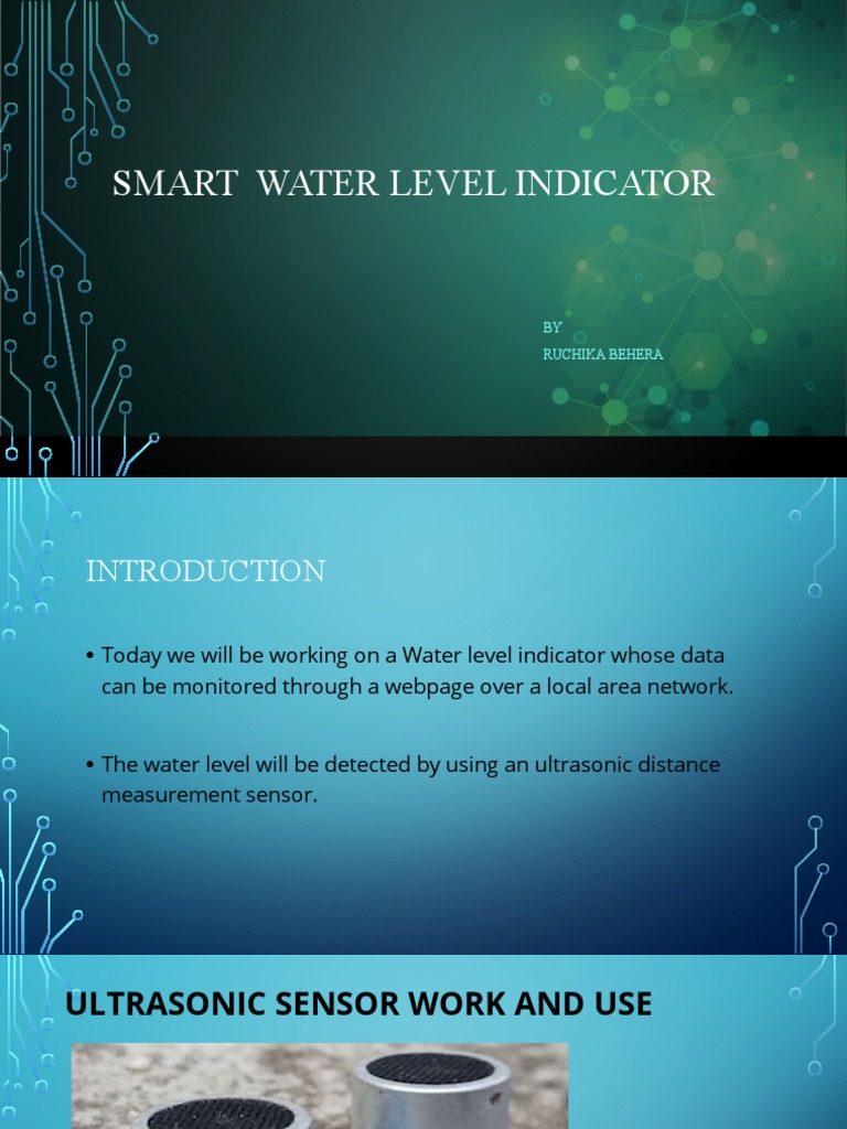 Smart Water Level Indicator: BY Ruchika Behera | PDF