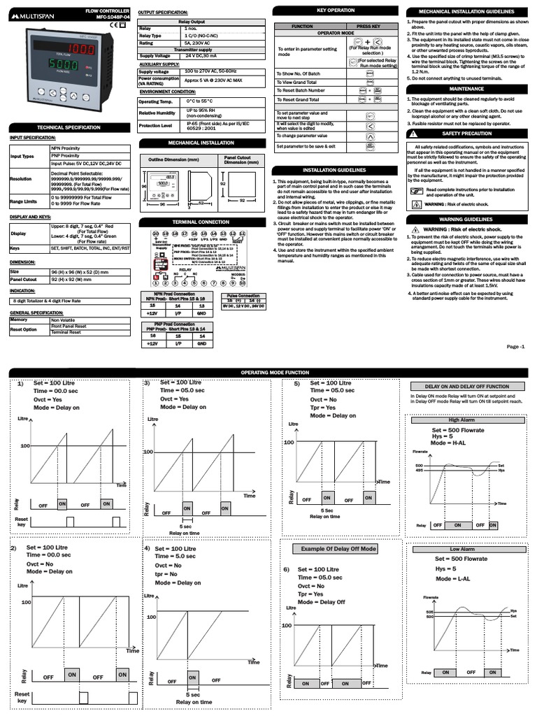 Flow Controller | PDF | Switch | Bipolar Junction Transistor