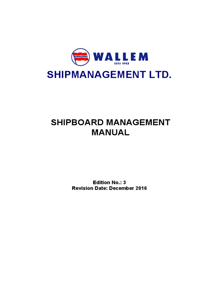 SBMWSM2016 | PDF | Shipping | Water Transport
