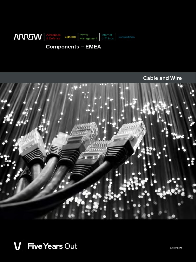 Arrow Broschuere Cable and Wire - Copie | PDF | Wire | Internet Of Things