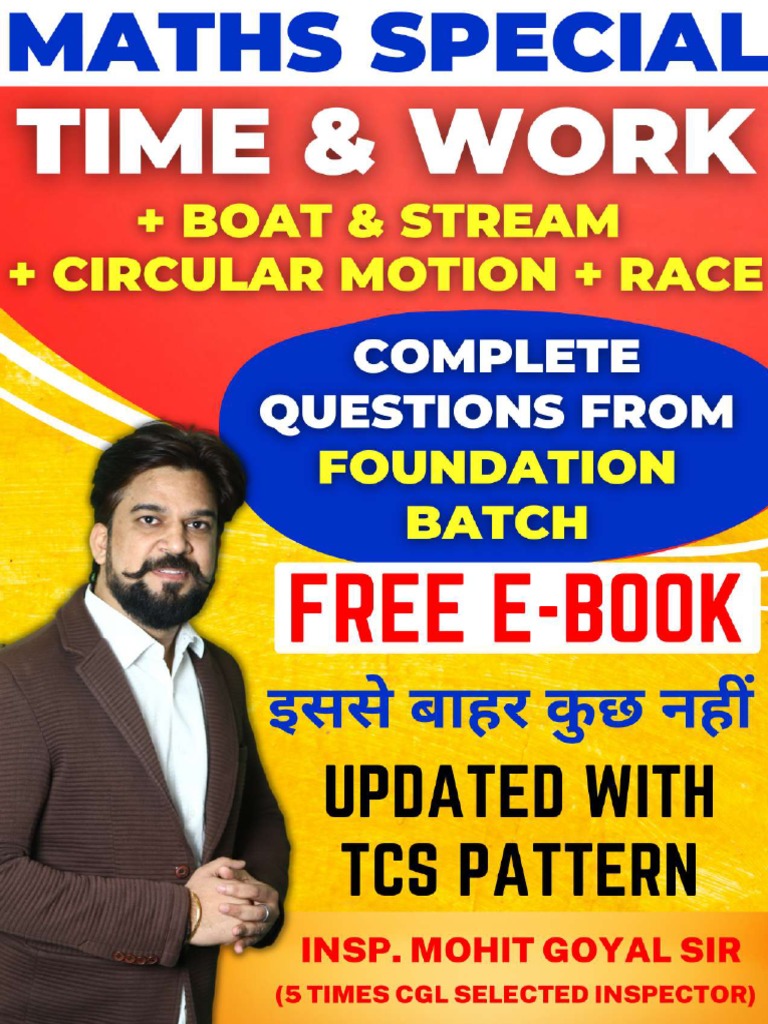 SSC Free PDF by Mohit Goyal Sir Updated With TCS Pattern Mgconcept | PDF