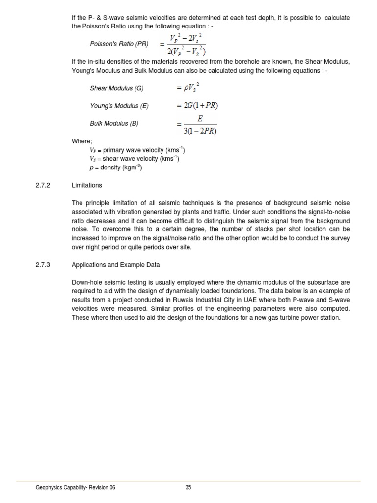 Segment 018 of Geophysics - Capabilities - Rev06-Without Logo | PDF ...