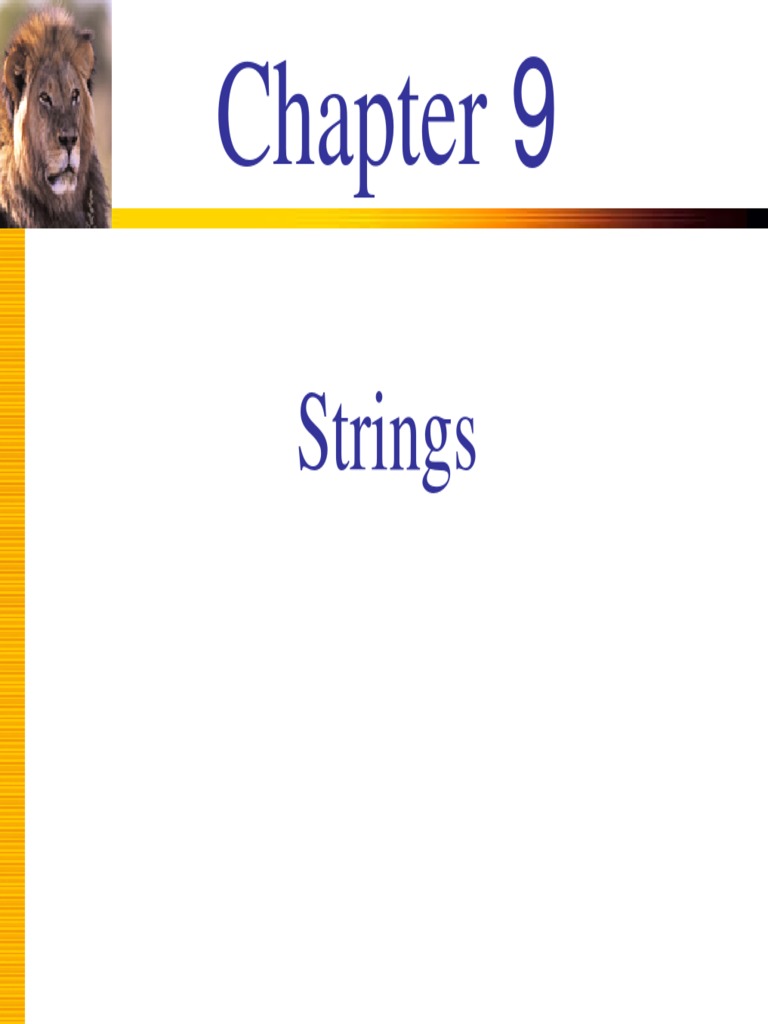 Lec 10 Pdf String Computer Science Parameter Computer Programming