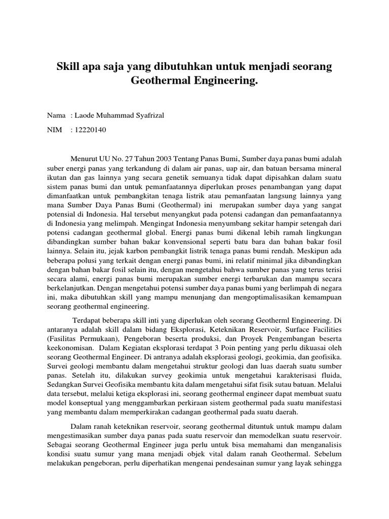 Tugas Excecutive Summary - 12220140 - Laode Muhammad Syafrizal | PDF