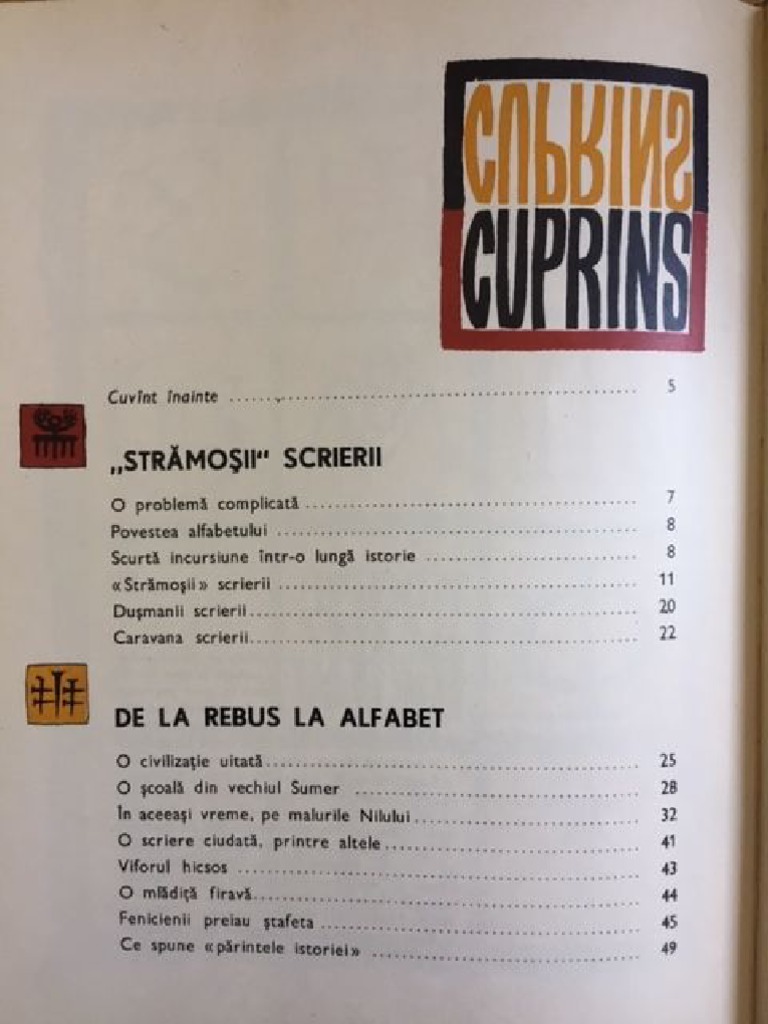 Povestea Scrisului Vladimir Colin | PDF