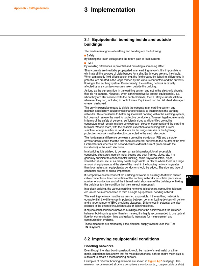 EMC Guidelines for Electrical Bonding | PDF | Coaxial Cable ...