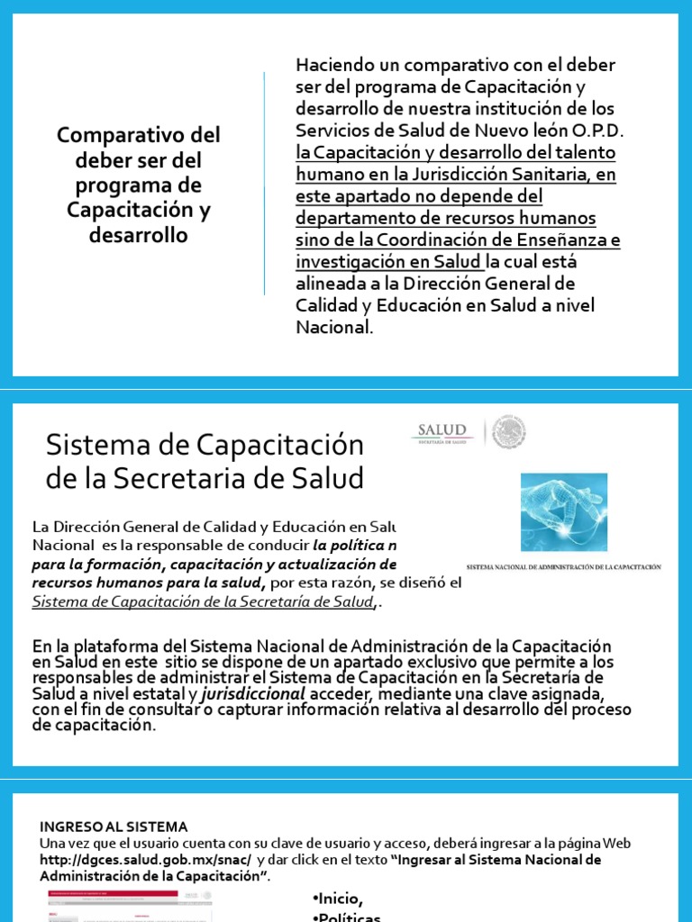 Capacitación y Desarrollo Del Talento Humano DNC | PDF | Gestión de recursos humanos | Usuario ...