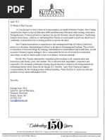 Nsfas Propensity Letter Confirming That The Student Will Complete | PDF