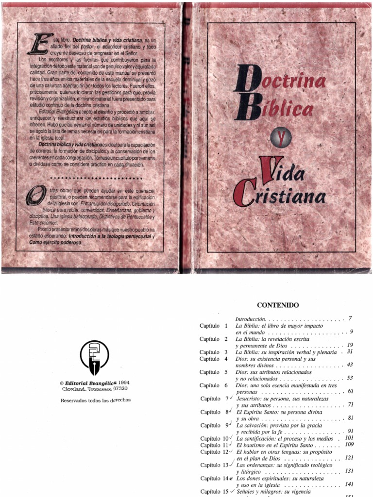Doctrina Biblica y Vida Cristiana Wilfredo Calderon | PDF