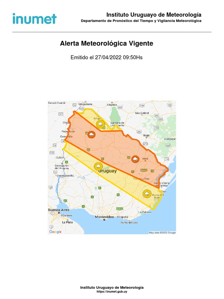 Inumet | PDF | Uruguay | Hidrografía