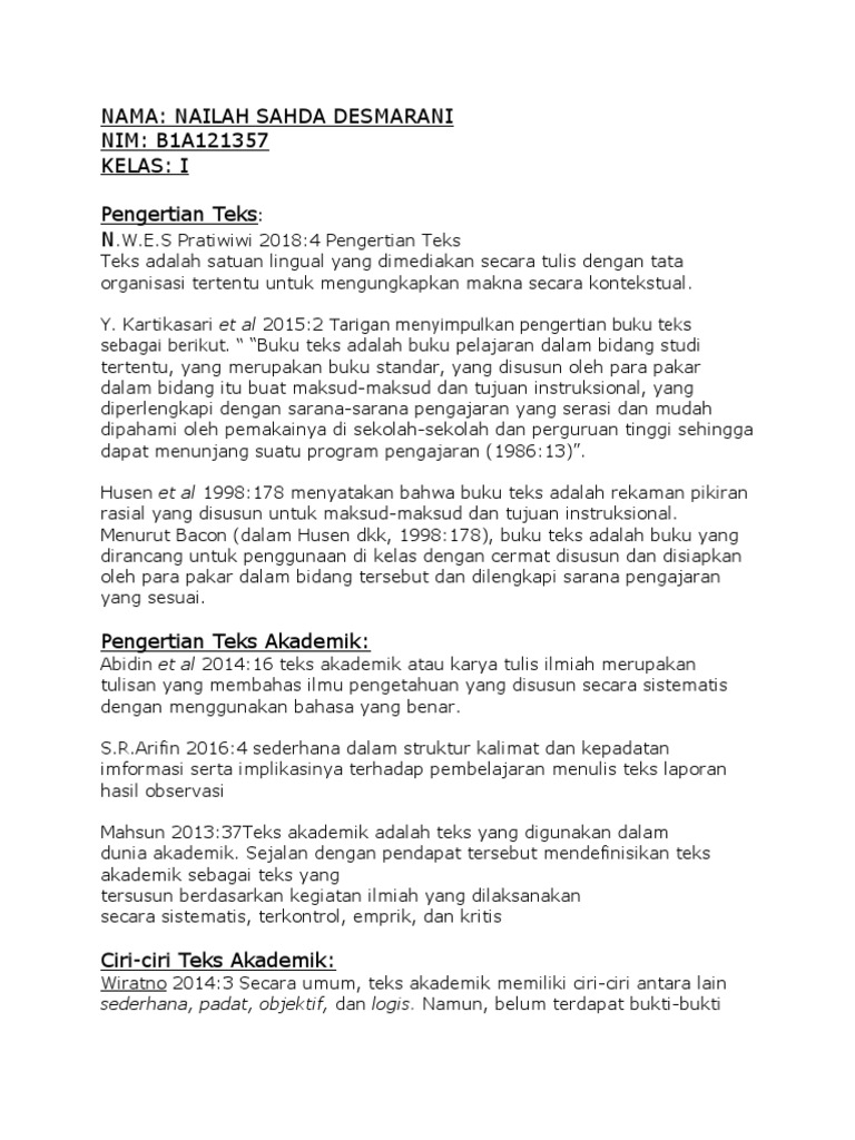 Tugas Bind Paragraf Dan Kutipan | PDF