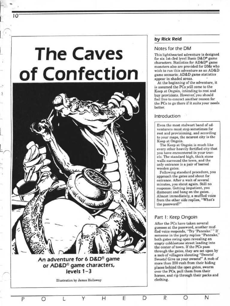 Polyhedron Magazine - Caves of Confection | PDF