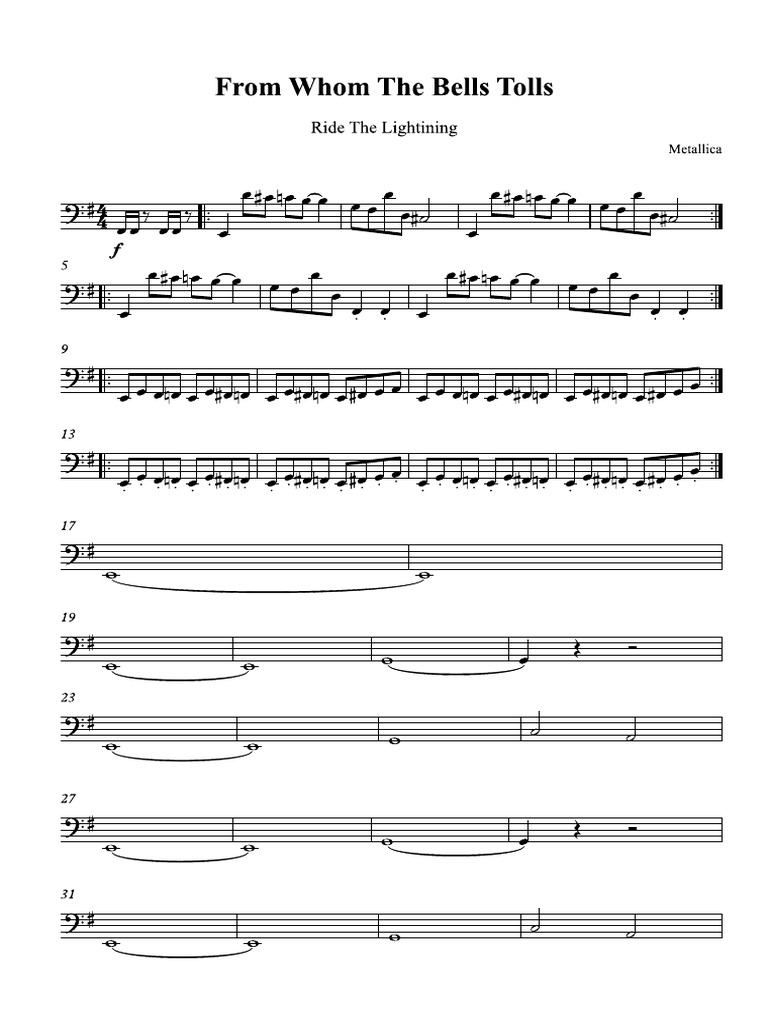 From Whom The Bells Tolls | PDF