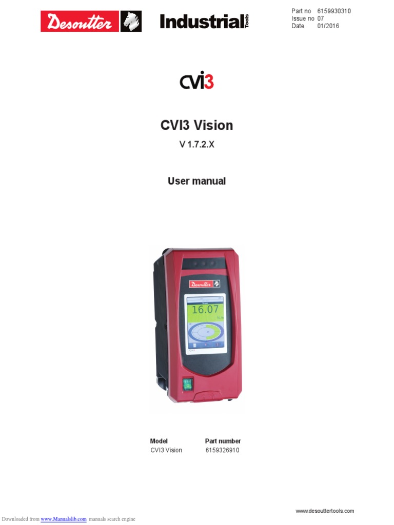 CVI3 Vision: User Manual | PDF | Usb | Electrical Connector