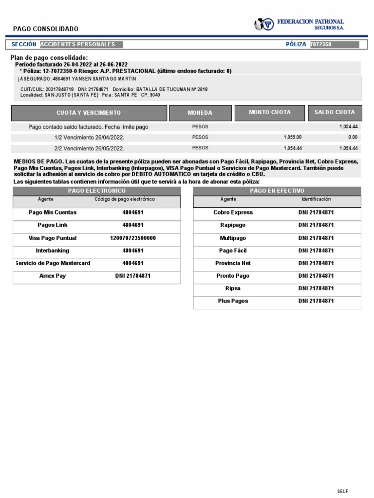 Polisa | PDF | Póliza de seguros | Seguro