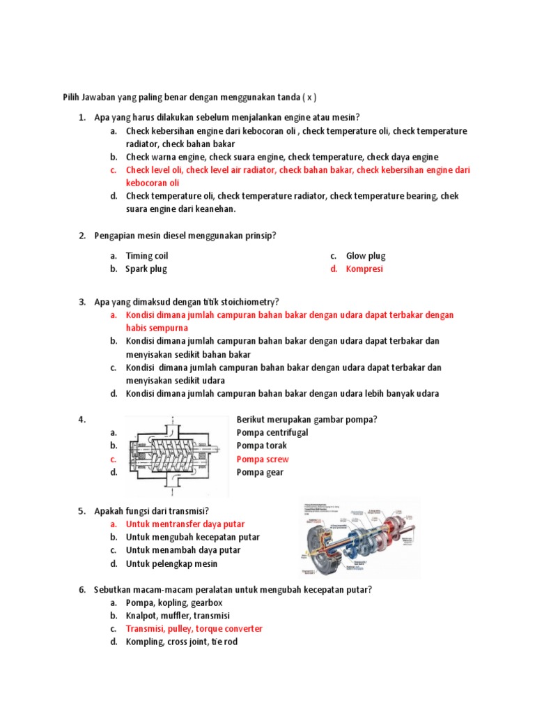 Soal Ujian Mekanik | PDF