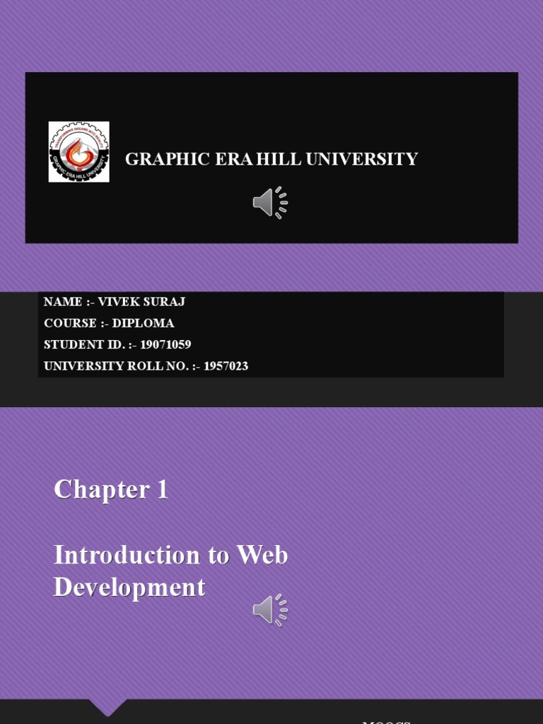 Vivek Suraj - PPT - Moocs - Iwd | PDF | World Wide Web | Internet & Web