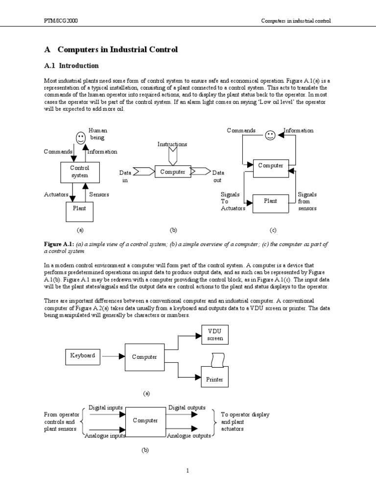 A Computers in Industrial Control | PDF | Control Theory | Programmable ...