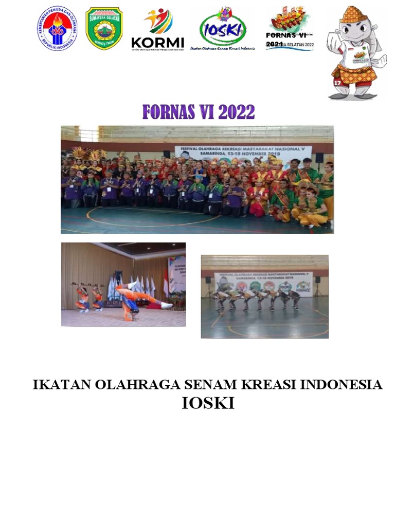 Juknis Festival Senam Kreasi Daerah IOSKI-ForNAS VI 2022 | PDF