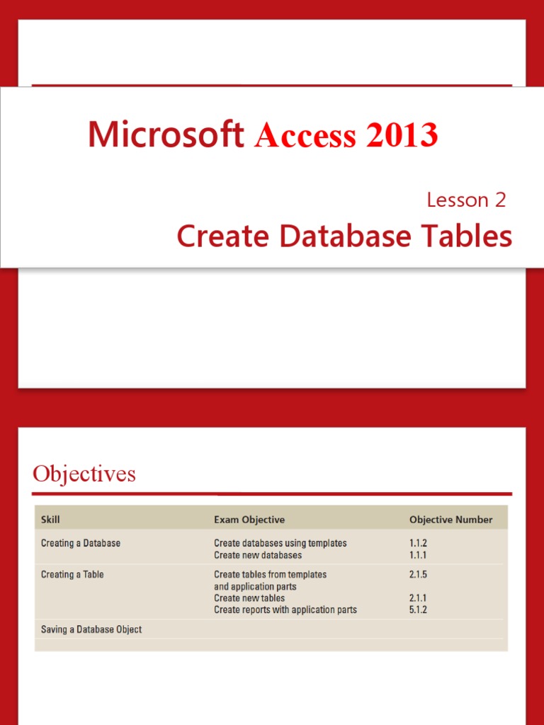Microsoft: Access 2013 | PDF | Icon (Computing) | Computer File