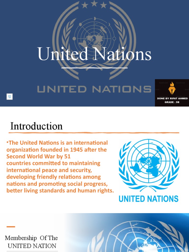 United Nations | PDF